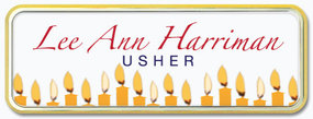 Church name tags | Print usher name tags