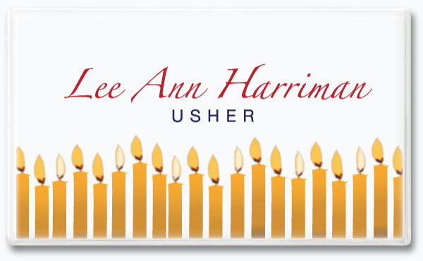 Church name tags | Print usher name tags